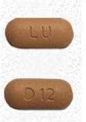Pill Finder: LU D12 Orange Capsule-shape - Medicine.com