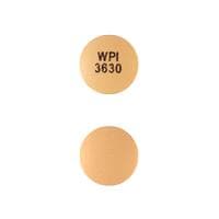 Pill Finder: WPI 3630 Yellow Round - Medicine.com