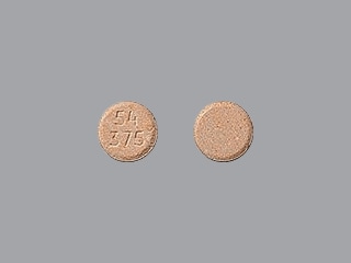 Pill Finder: 54 375 Peach Round - Medicine.com