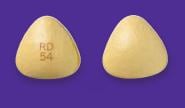 Pill Finder: RD 54 Yellow Three-sided - Medicine.com
