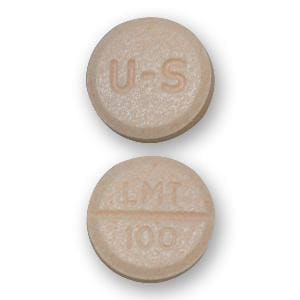 Pill Finder: U-S LMT 100 Peach Round - Medicine.com