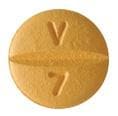 Pill Finder: M V 7 Yellow Round - Medicine.com