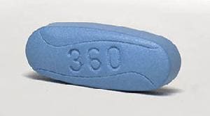 Pill Finder: NVR 360 Blue Elliptical / Oval - Medicine.com