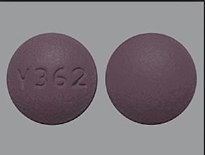 Pill Finder: V362 Purple Round - Medicine.com