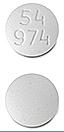 Pill Finder: 54 974 White Round - Medicine.com