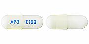 Pill Finder: APO C100 White Capsule-shape - Medicine.com