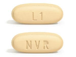 Pill Finder: NVR L1 Yellow Elliptical / Oval - Medicine.com