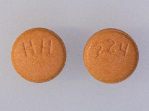 Pill Finder: HH 224 Orange Round - Medicine.com
