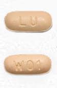 Pill Finder: LU W01 Tan Capsule-shape - Medicine.com