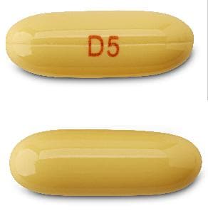 Pill Finder: D5 Yellow Capsule-shape - Medicine.com