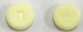 Pill Finder: n 860 Yellow Round - Medicine.com