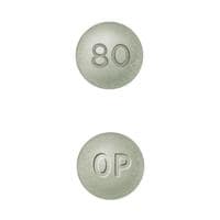 Pill Finder: OP 80 Green Round - Medicine.com