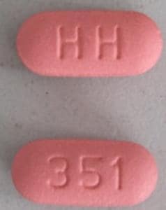 Pill Finder: HH 351 Pink Capsule-shape - Medicine.com