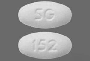 Pill Finder: SG 152 Yellow Elliptical / Oval - Medicine.com