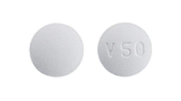 Pill Finder: V50 White Round - Medicine.com