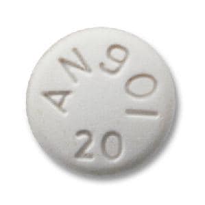 Pill Finder: AN901 20 White Round - Medicine.com