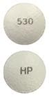 Pill Finder: HP 530 White Round - Medicine.com