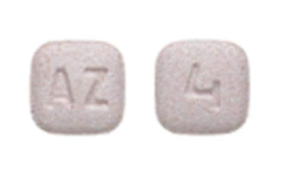Pill Finder: AZ 4 Pink Four-sided - Medicine.com