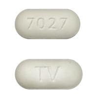 Pill Finder: TV 7027 White Capsule-shape - Medicine.com