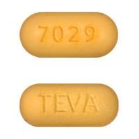 Pill Finder: TEVA 7029 Orange Capsule-shape - Medicine.com
