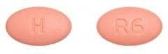 Pill Finder: H R6 Pink Elliptical / Oval - Medicine.com