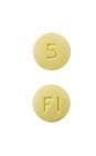 Pill Finder: FI 5 Yellow Round - Medicine.com