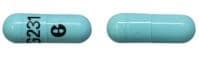 Pill Finder: G G231 Blue Capsule-shape - Medicine.com