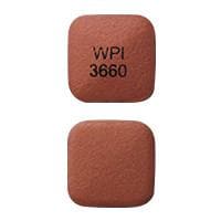 Pill Finder: WPI 3660 Orange Four-sided - Medicine.com
