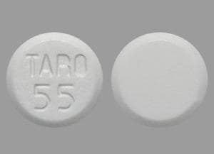 Pill Finder: TARO 55 White Round - Medicine.com