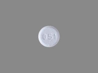 Pill Finder: 051 White Round - Medicine.com