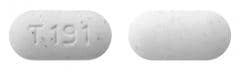 Pill Finder: T 191 White Capsule-shape - Medicine.com