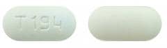 Pill Finder: T 194 White Capsule-shape - Medicine.com