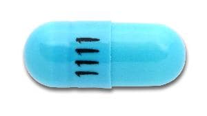 Pill Finder: 1111 Blue Capsule-shape - Medicine.com