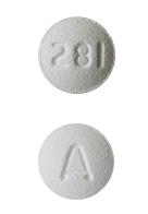 Pill Finder: A 281 White Round - Medicine.com