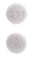 Pill Finder: A 283 White Round - Medicine.com
