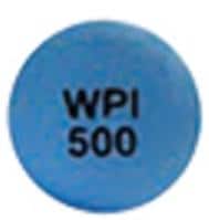 Pill Finder: WPI 500 Blue Round - Medicine.com