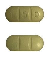 Pill Finder: 1 5 0 Green Elliptical / Oval - Medicine.com
