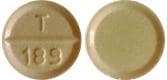 Pill Finder: T 189 Yellow Round - Medicine.com