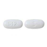 Pill Finder: S 512 White Elliptical / Oval - Medicine.com
