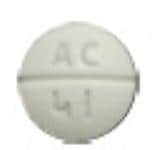 Pill Finder: AC 41 White Round - Medicine.com