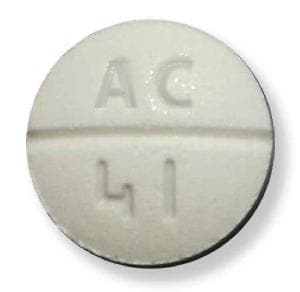 Pill Finder: AC 41 White Round - Medicine.com