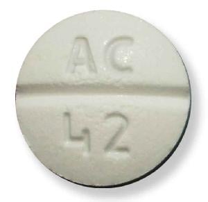 Pill Finder: AC 42 White Round - Medicine.com