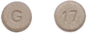 Pill Finder: G 17 Brown Round - Medicine.com