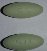 Pill Finder: CL 411 Green Elliptical / Oval - Medicine.com