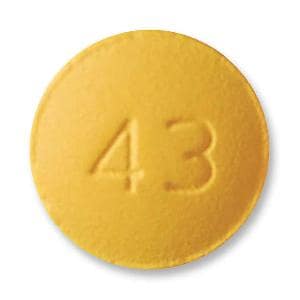 Pill Finder: AN 43 Yellow Round - Medicine.com