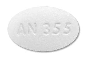 Pill Finder: AN 355 White Elliptical / Oval - Medicine.com