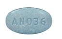 Pill Finder: AN036 Blue Elliptical / Oval - Medicine.com
