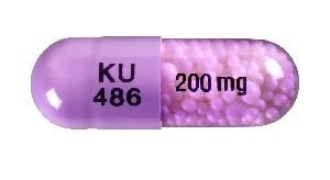 Pill Finder: KU 486 200 mg Purple Capsule-shape - Medicine.com