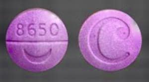 Pill Finder: C 8650 Purple Round - Medicine.com