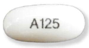 Pill Finder: A125 White Capsule-shape - Medicine.com